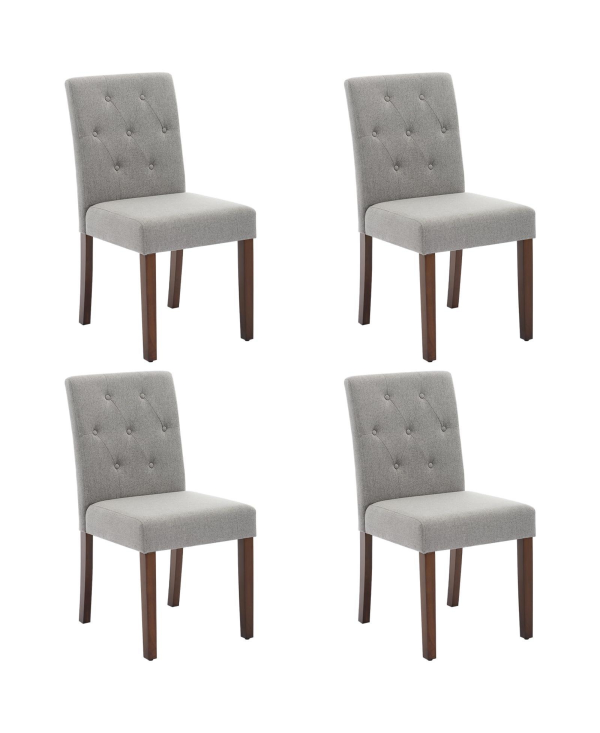 Click here for gaomon Set of 4 Button Tufted Parsons Dining Chair... prices