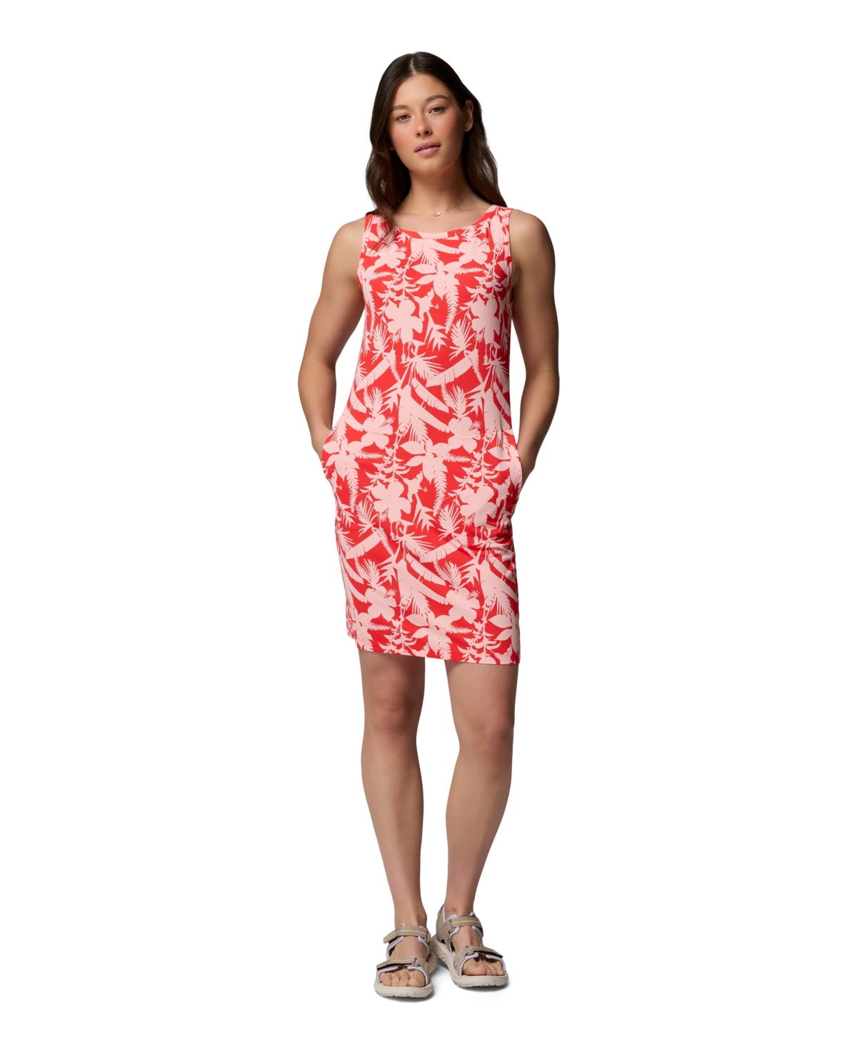 Click here for Columbia Womens Chill River Printed Dress - Poppy... prices