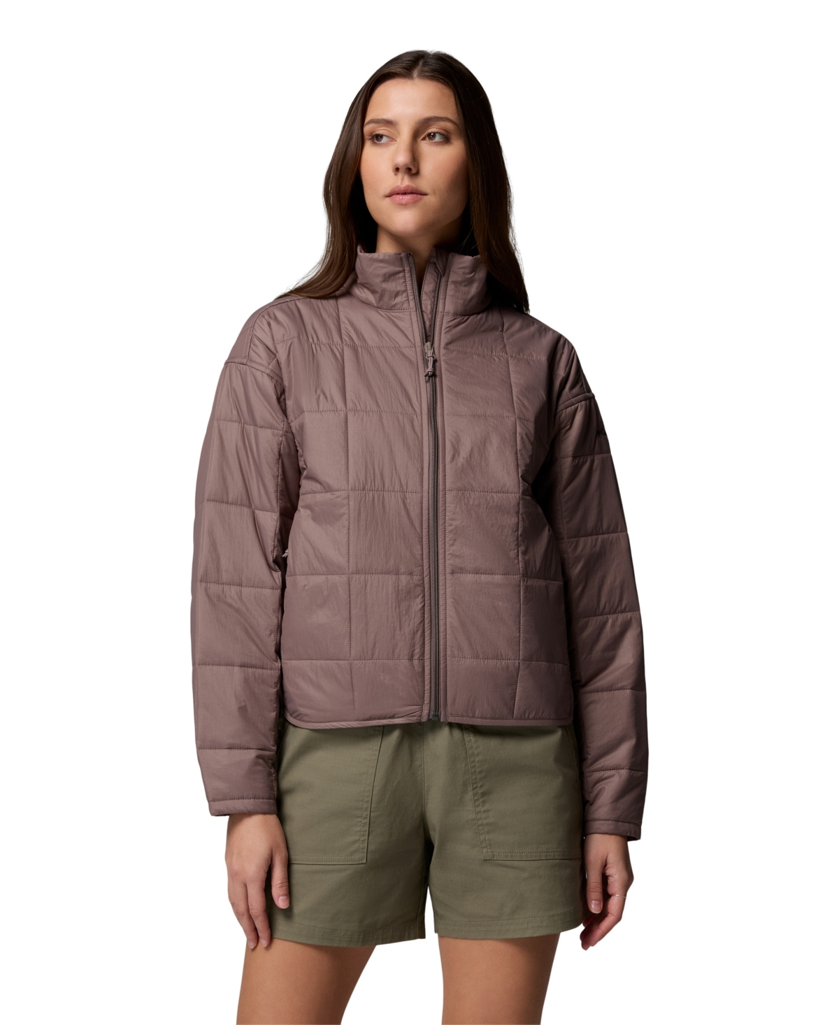 Click here for Columbia Womens Sienna Hill Quilted Jacket - Iron prices