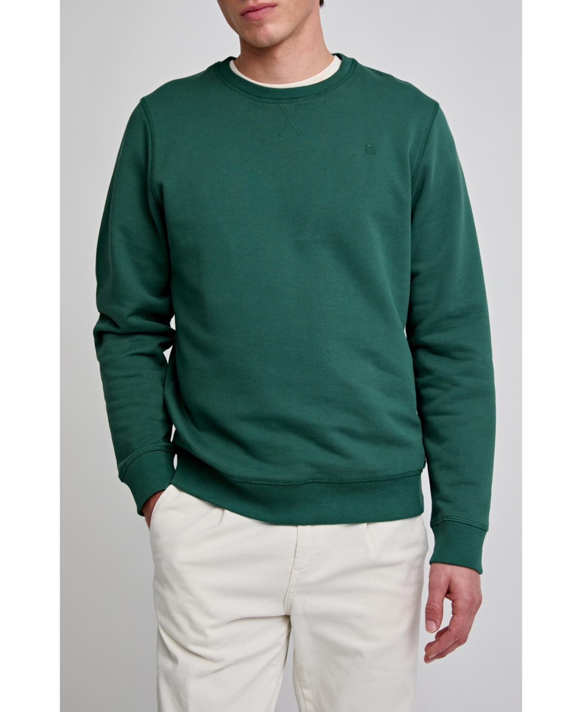 Click here for Scalpers Mens Fade Sweater - Green prices