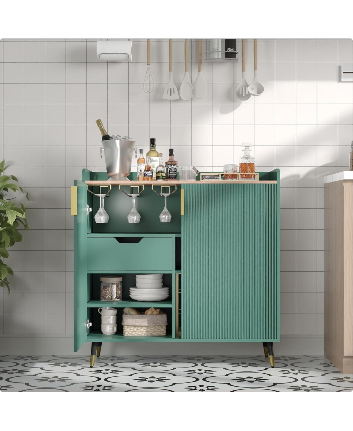 Click here for gaomon Modern Small Sideboard Buffet Cabinet with... prices