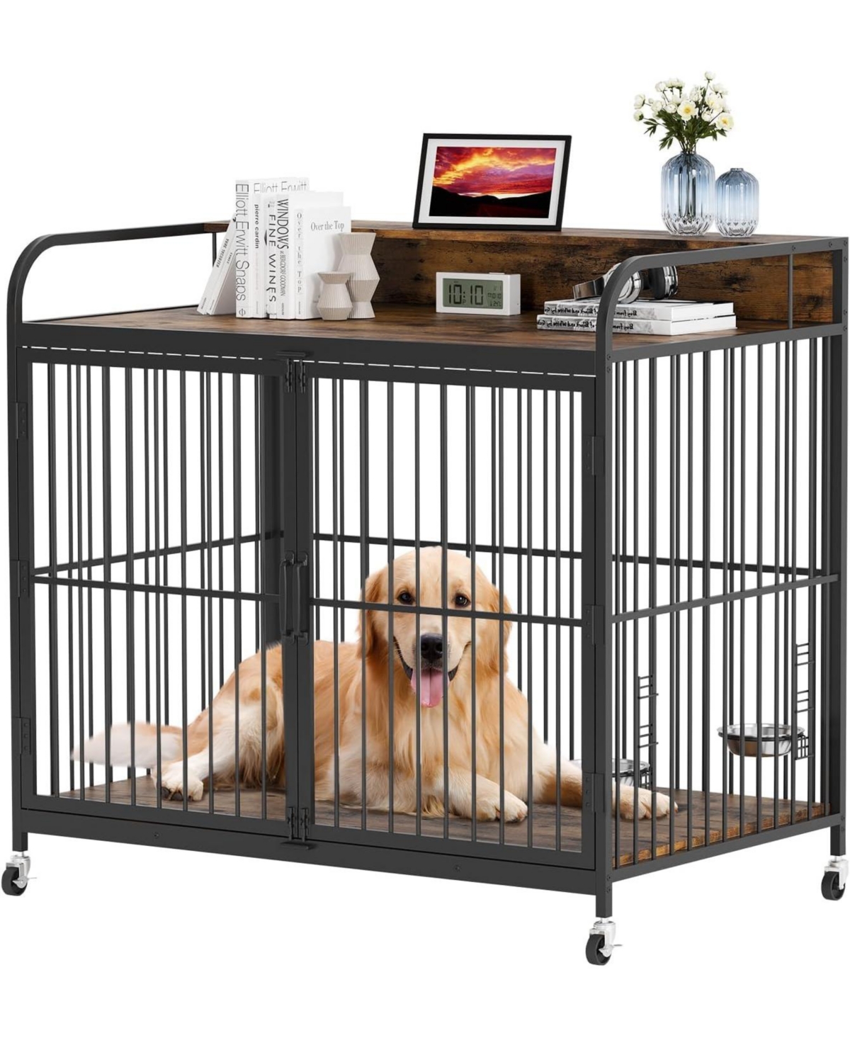 Click here for gaomon Dog Crate Furniture  Dog Crate Indoor with... prices