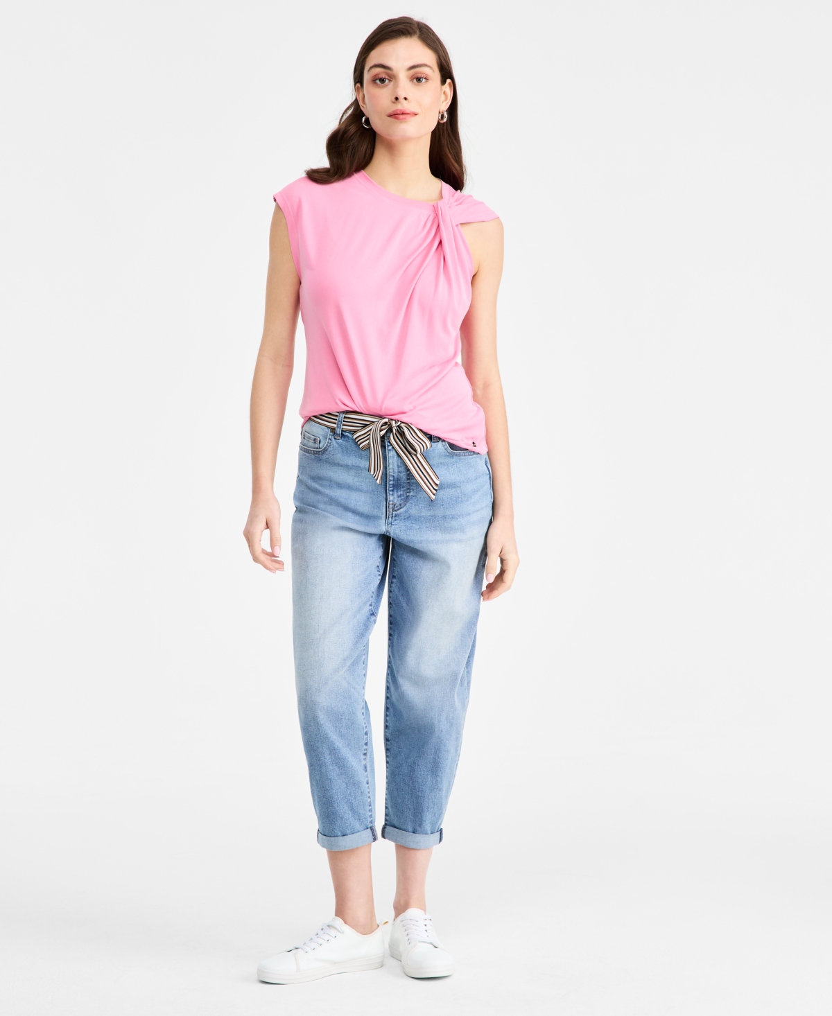 Click here for Nautica Jeans Womens Belted Carrot Jeans - Cruise... prices