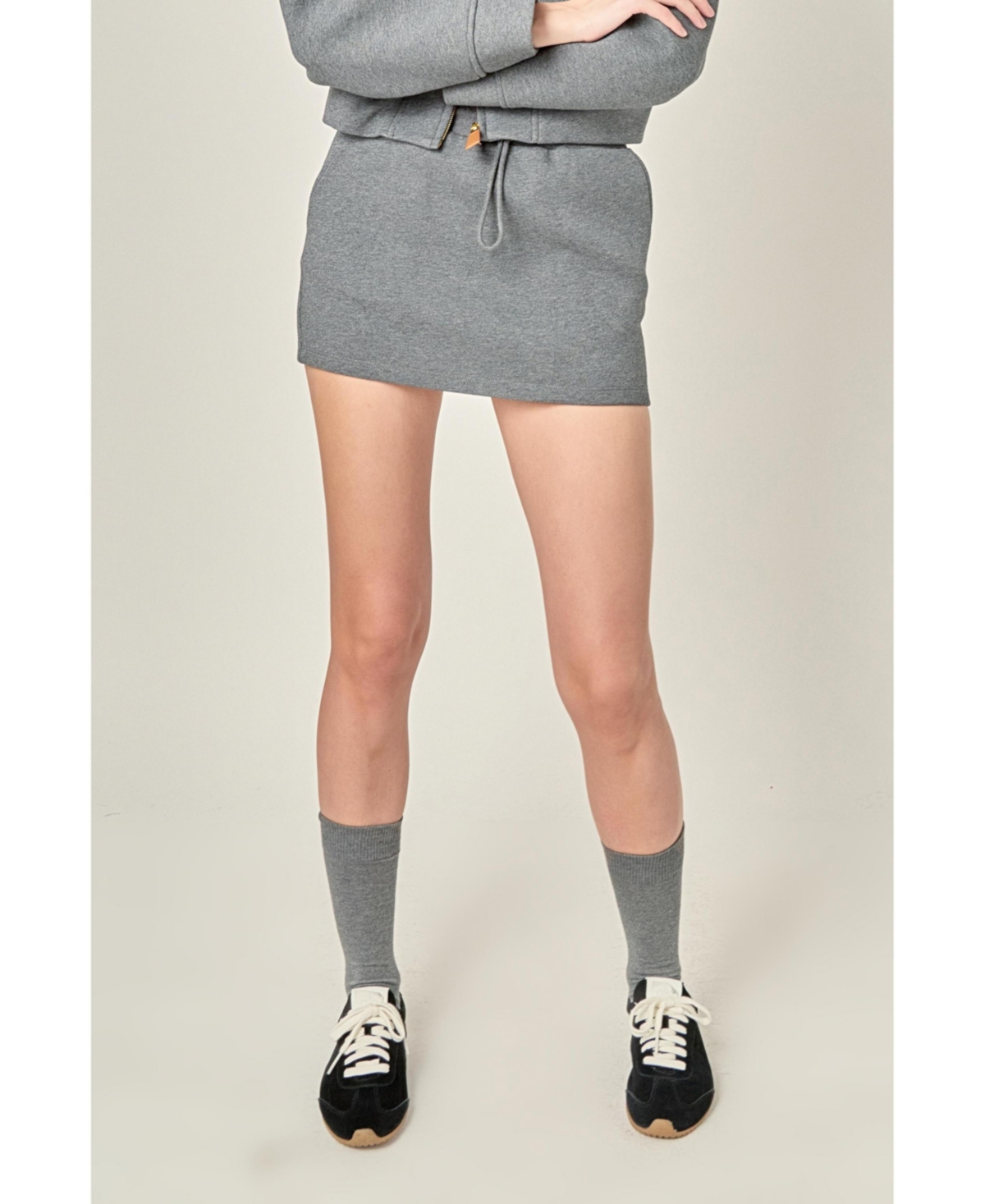 Click here for English Factory Womens French Terry Mini Skirt - C... prices