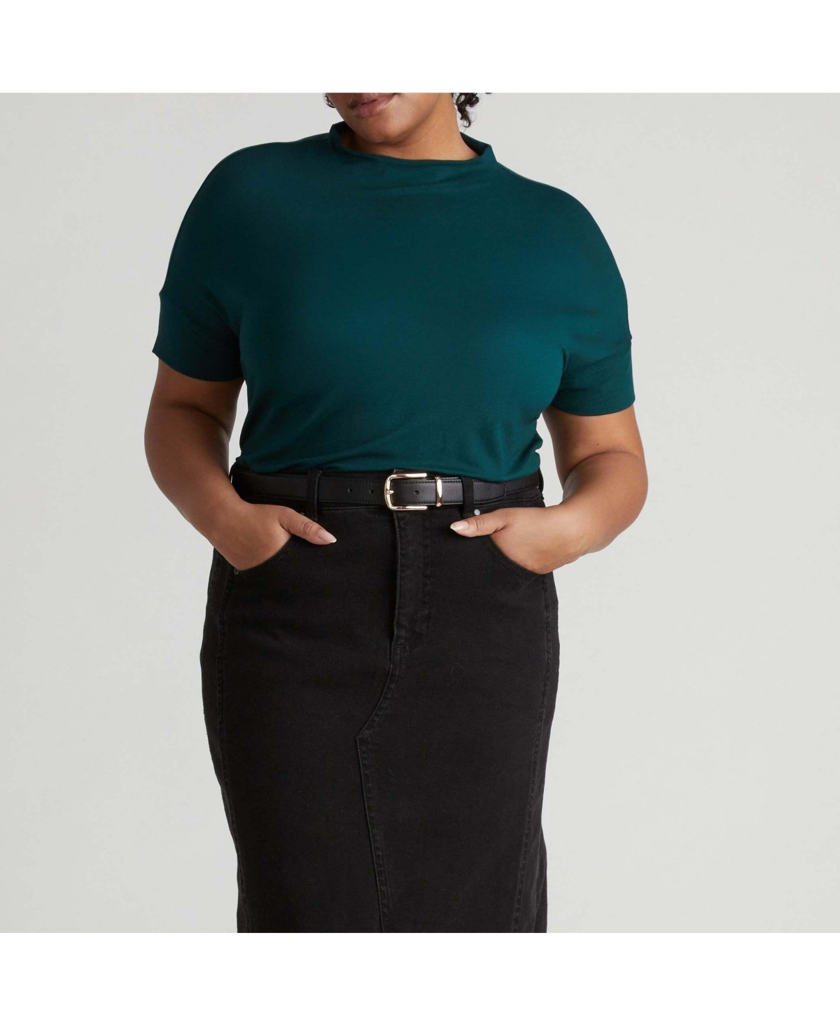 Click here for Universal Standard Plus Size Petra Liquid Jersey T... prices