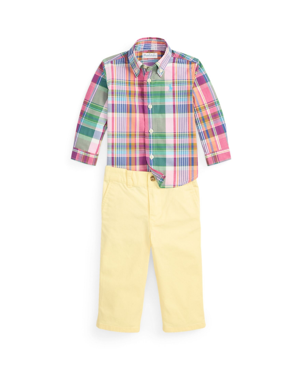 Click here for Polo Ralph Lauren Baby Boys Plaid Poplin Shirt and... prices