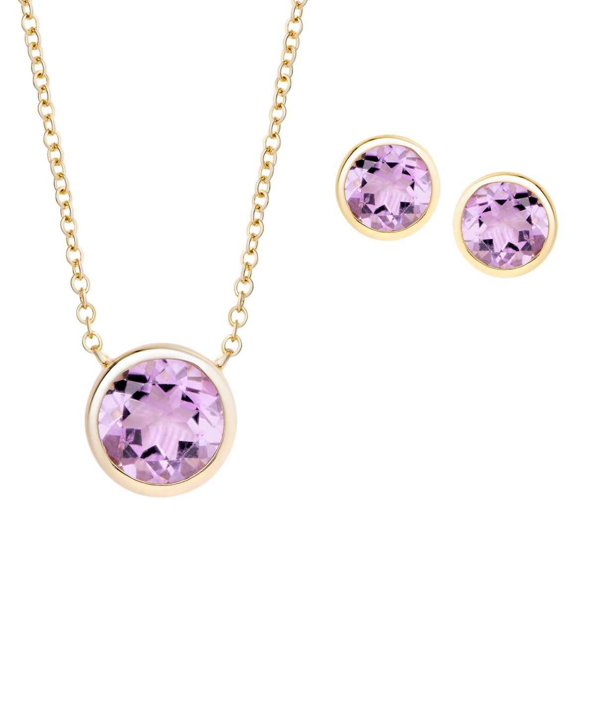 Click here for Macys 2-Piece Amethyst (2.60 ct. t.w.) and Round B... prices