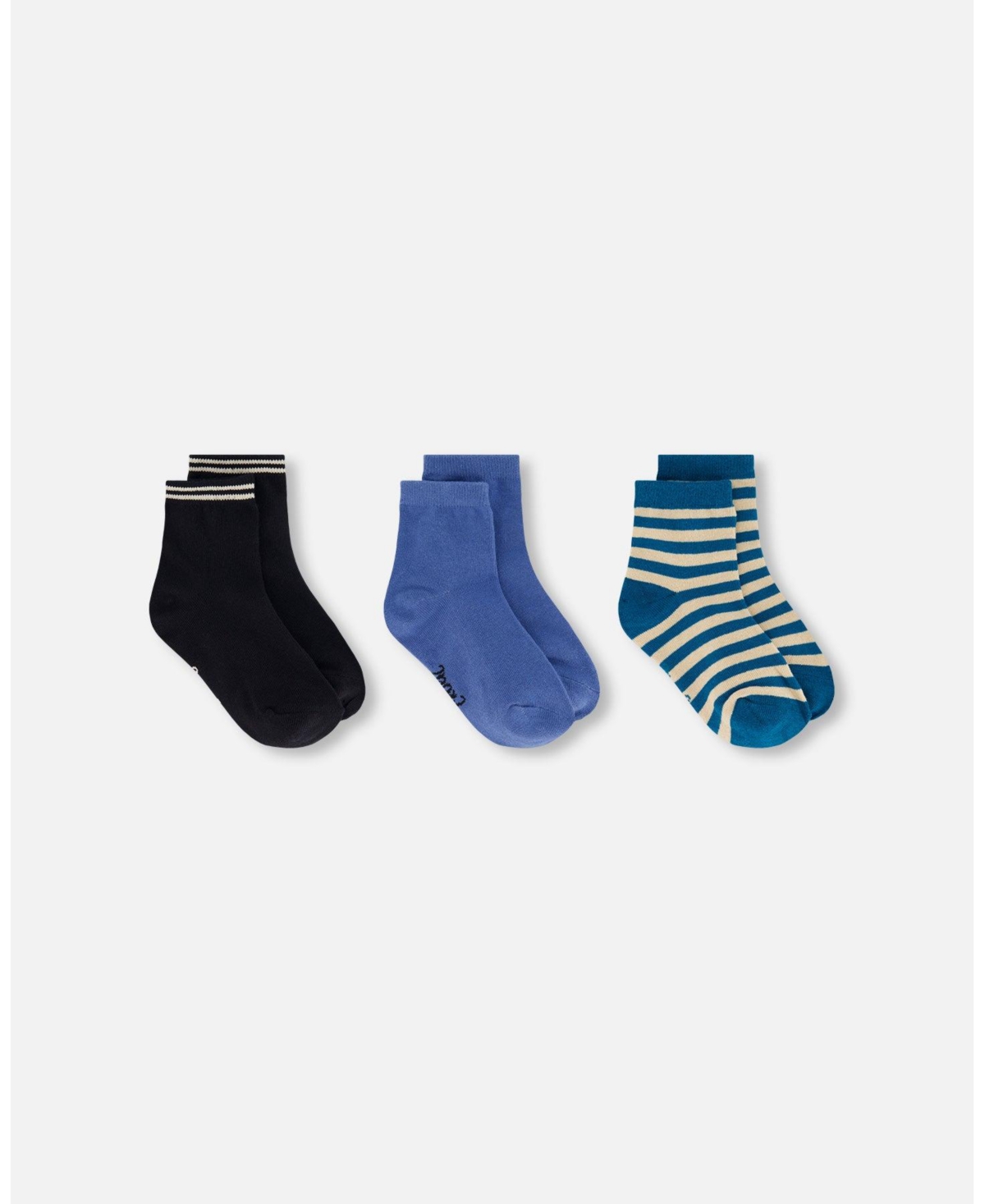 Click here for Deux par Deux Boys Socks (3 Pairs) Set - Striped g... prices