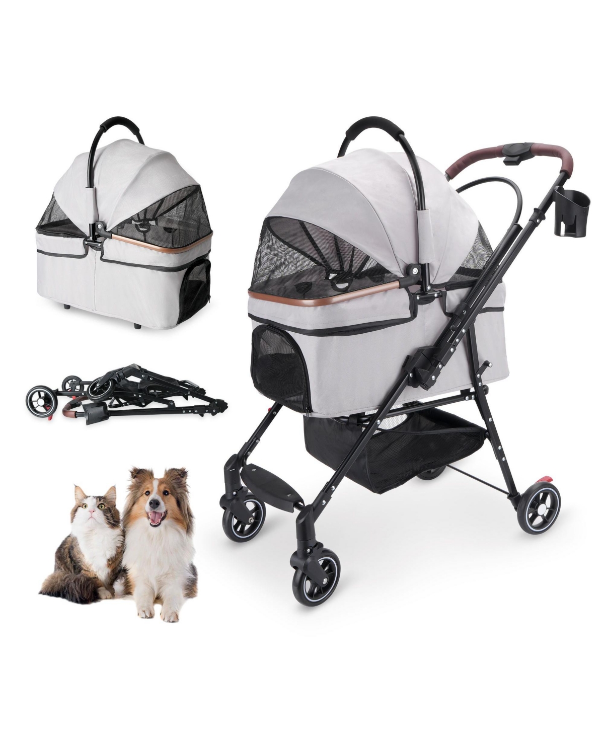 Click here for Aostirmotor All-Terrain Pet Stroller with 360°... prices