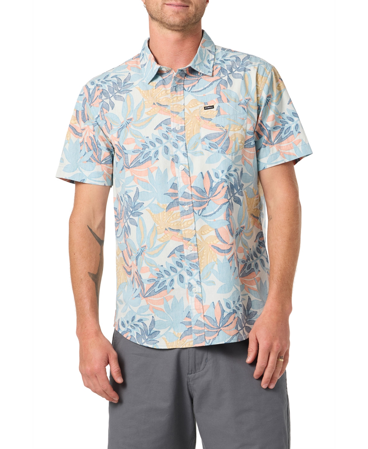 Click here for ONeill Mens Terrace Standard Short-Sleeve Woven Sh... prices
