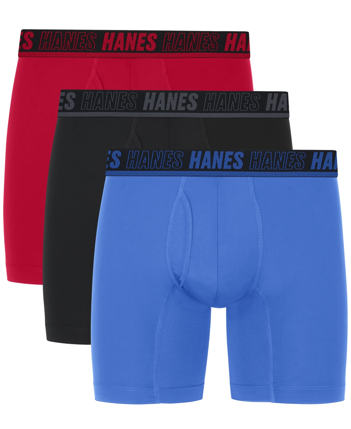 Click here for Hanes Mens Moves Xtemp Performance Boxer Briefs  3... prices