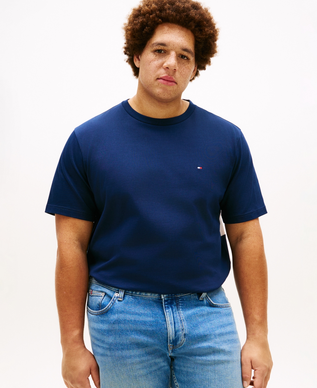 Click here for Tommy Hilfiger Mens Big & Tall Flag Regular-Fit T-... prices