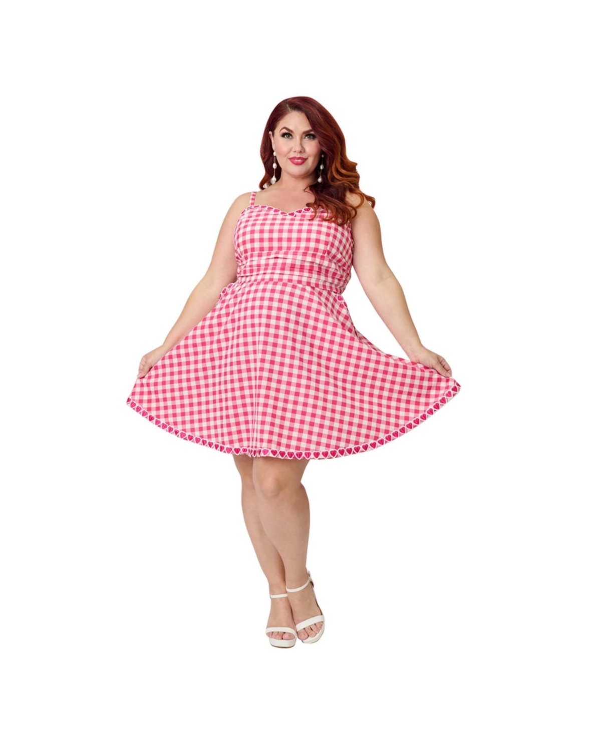 Click here for Unique Vintage Plus Size 1950s Sleeveless Cotton F... prices