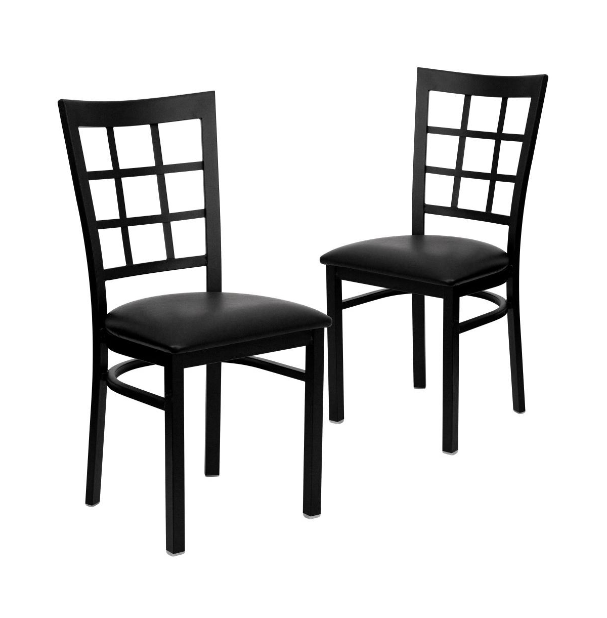 Click here for Emma+Oliver 2 Pack Window Back Metal Restaurant Ch... prices