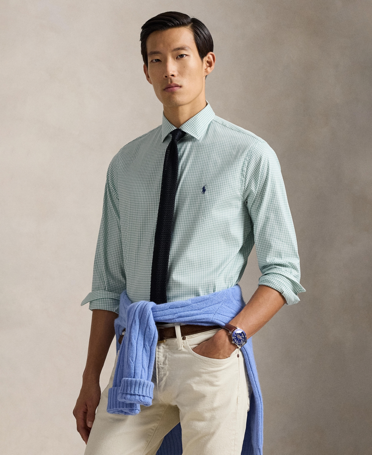 Click here for Polo Ralph Lauren Mens Spread Collar Shirt - Essex... prices