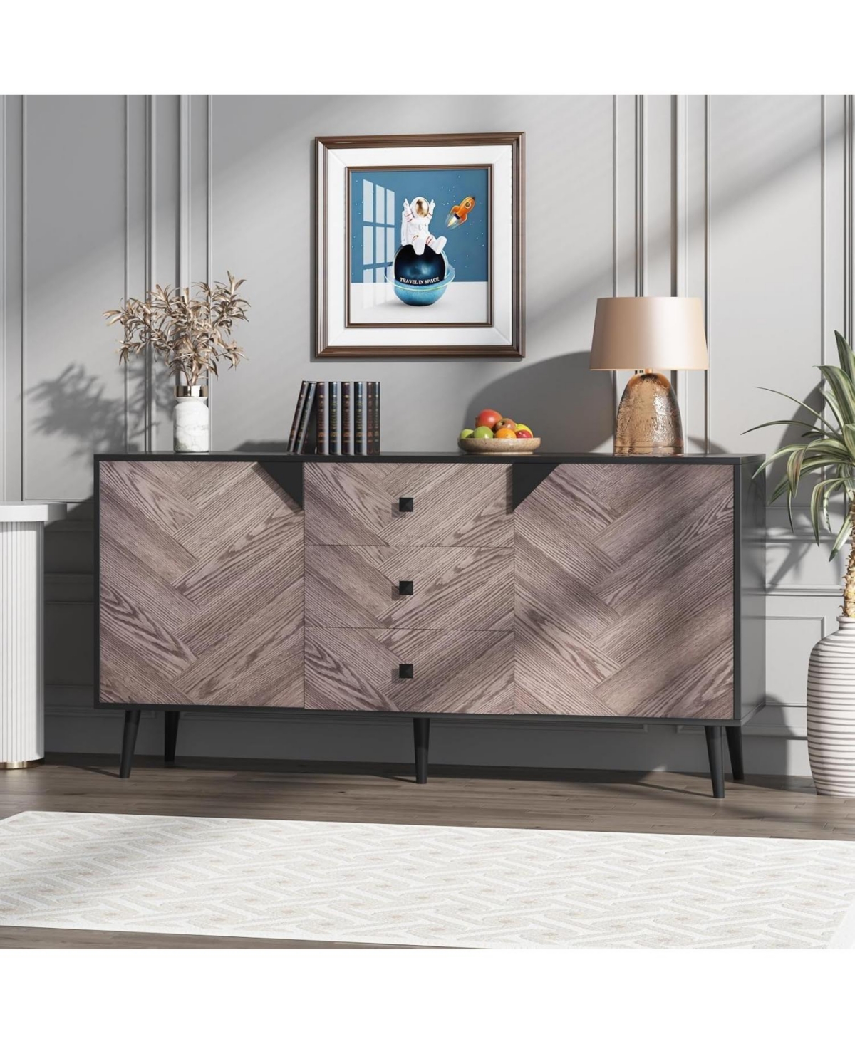 Click here for Gaomon 55.1" sideboard buffet with storage  3... prices
