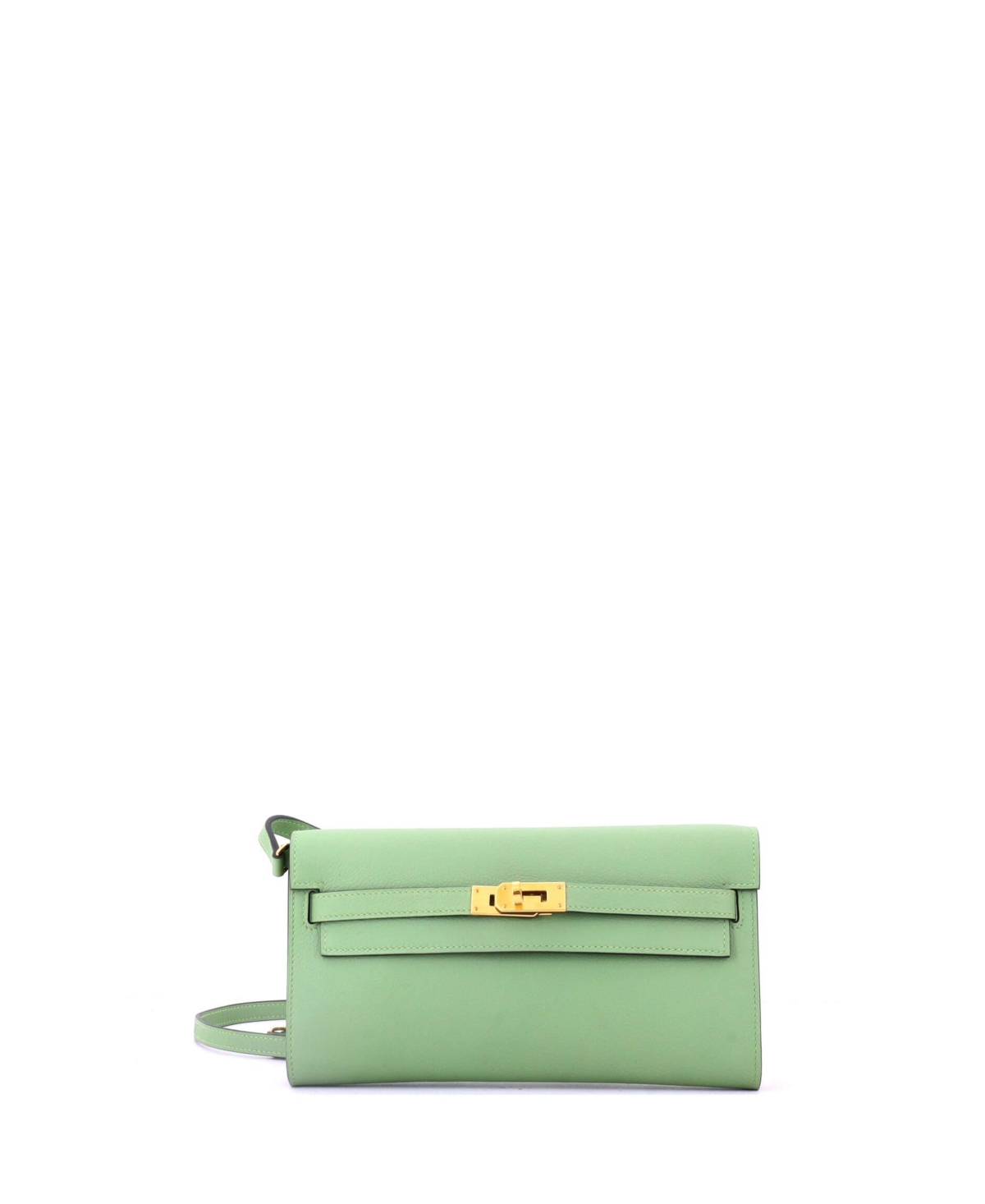 Click here for Pre-Owned HERMES Kelly To Go Wallet Evercolor - Gr... prices
