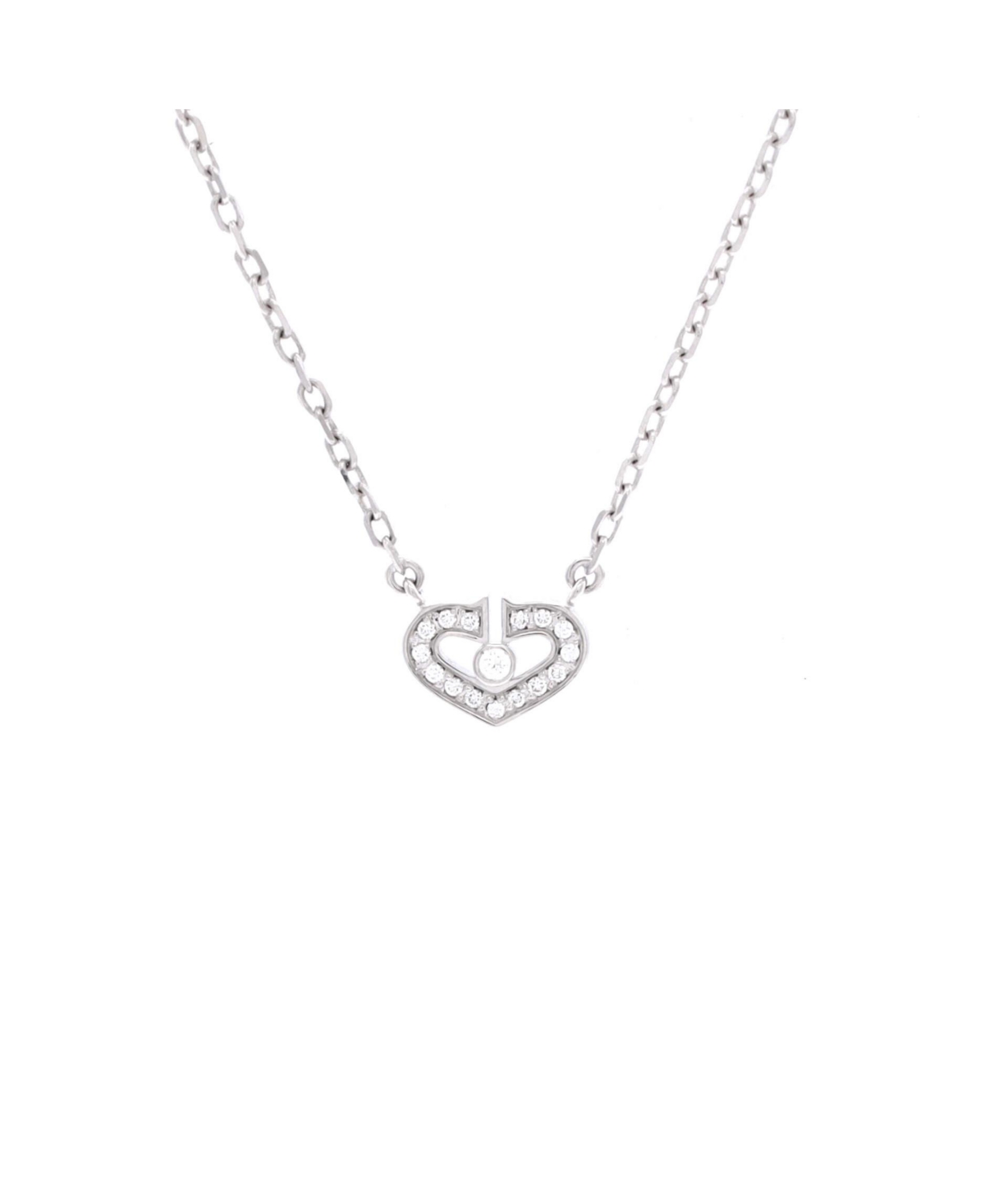 Click here for Pre-Owned Cartier C Heart de Cartier Pendant Neckl... prices