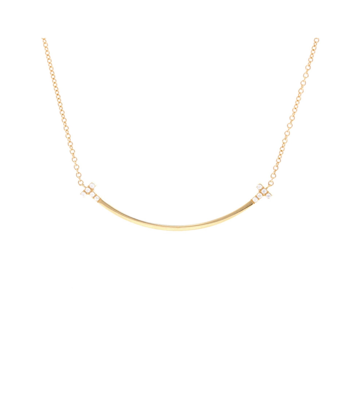 Click here for Pre-Owned Tiffany & Co T Smile Pendant Necklace -... prices