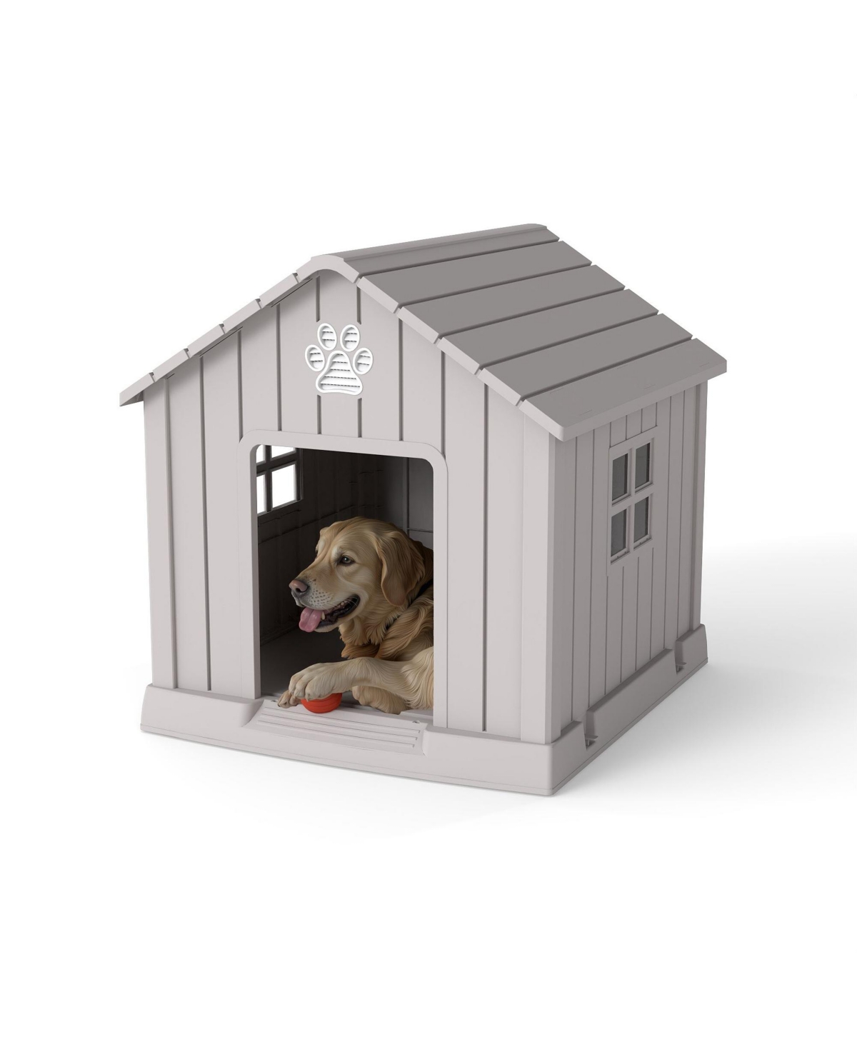 Click here for Decksplore 38 inch pointed dog house Spacious Indo... prices