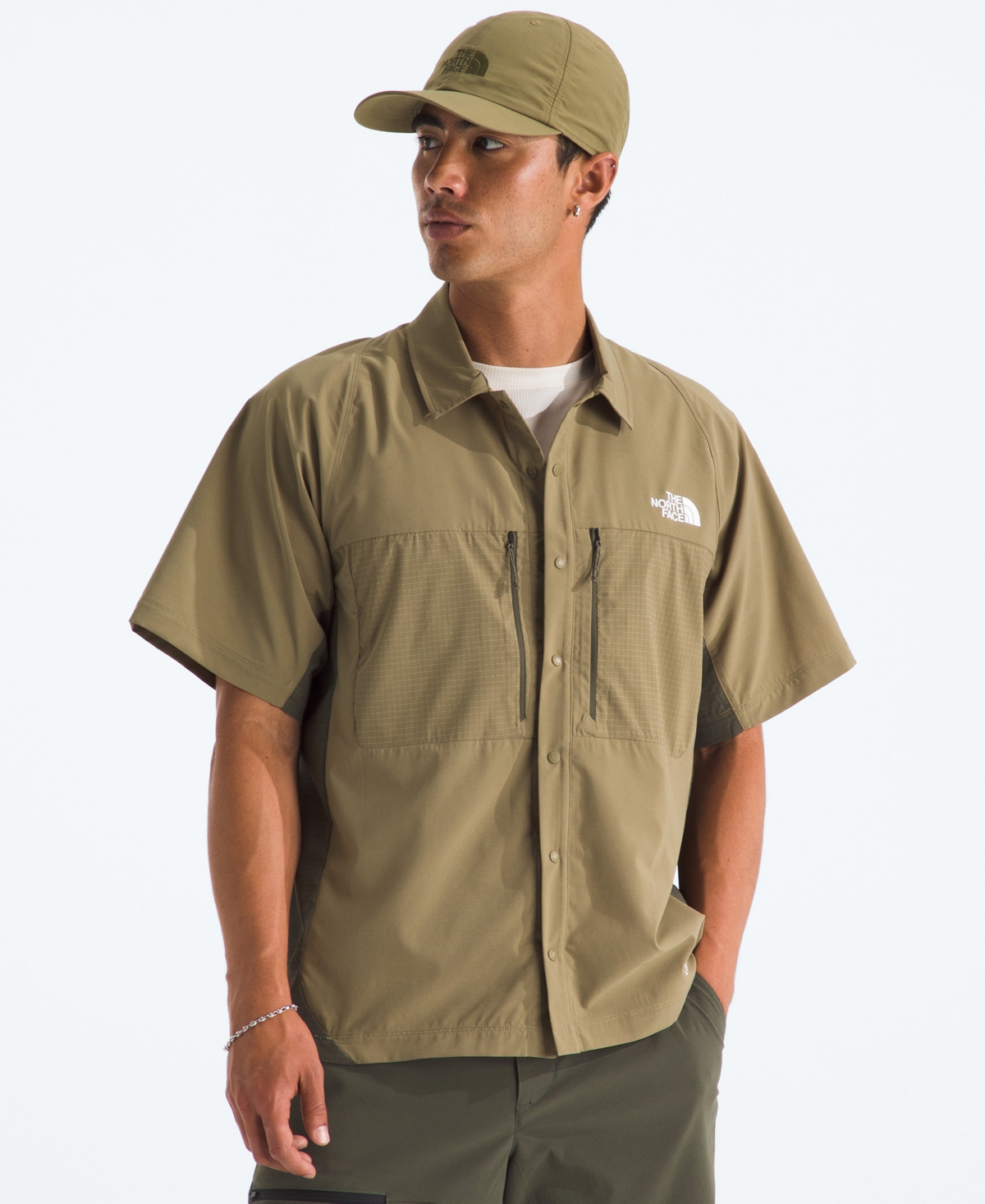 Click here for The North Face Mens Point Collar Shirt - Cedar/New... prices