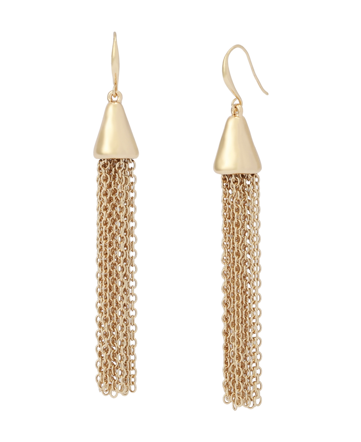 Click here for Robert Lee Morris Soho Gold Chain Fringe Earrings... prices