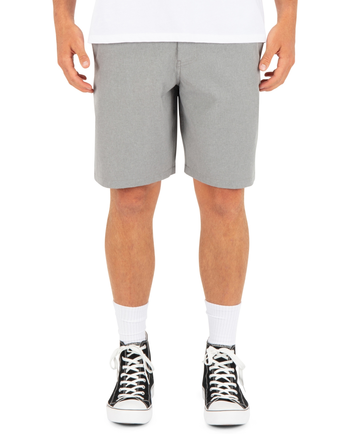 Click here for Hurley Mens Phantom Regular-Fit Walk Shorts - Gray prices