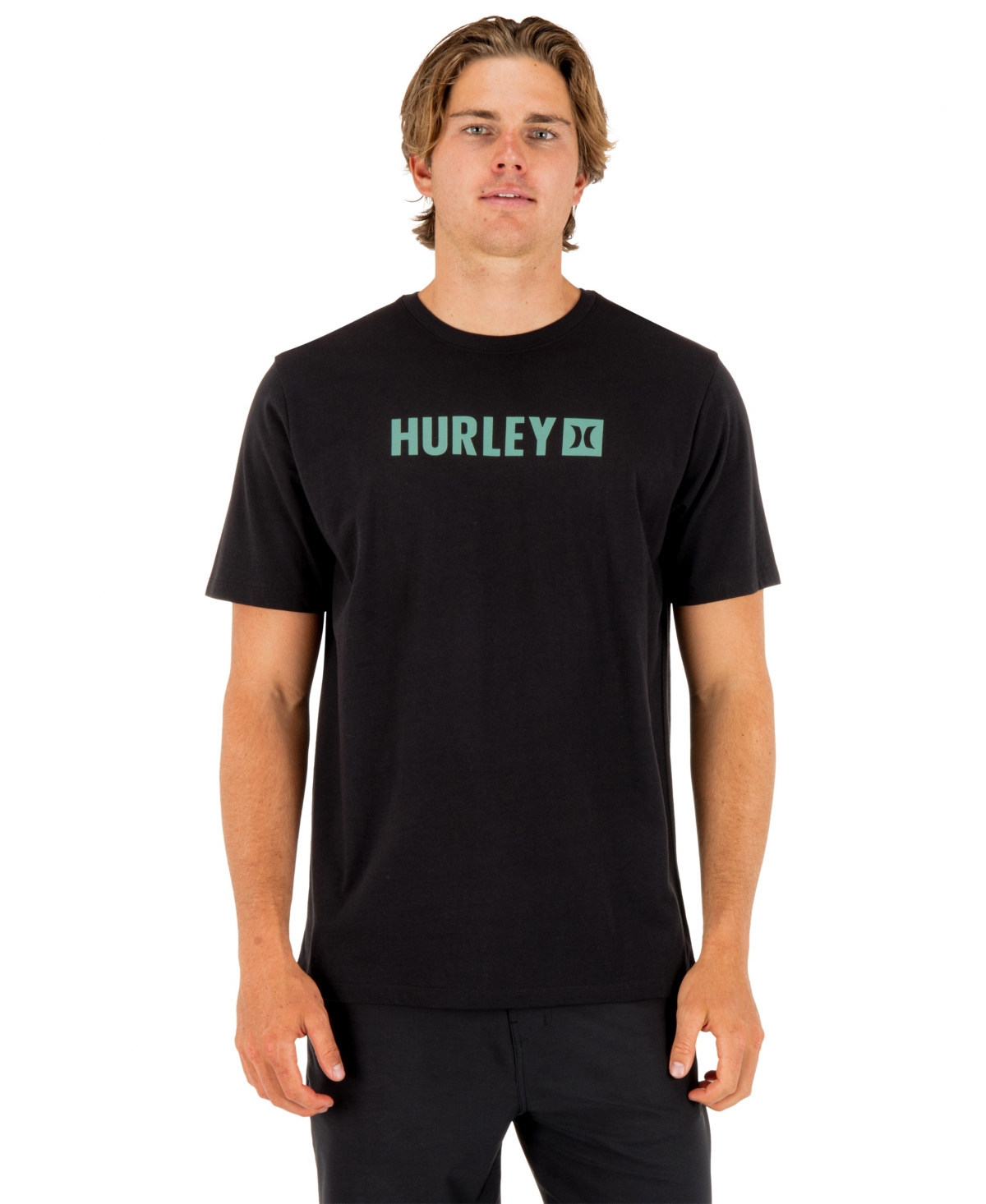 Click here for Hurley Mens Regular-Fit Short-Sleeve T-Shirt - Bla... prices