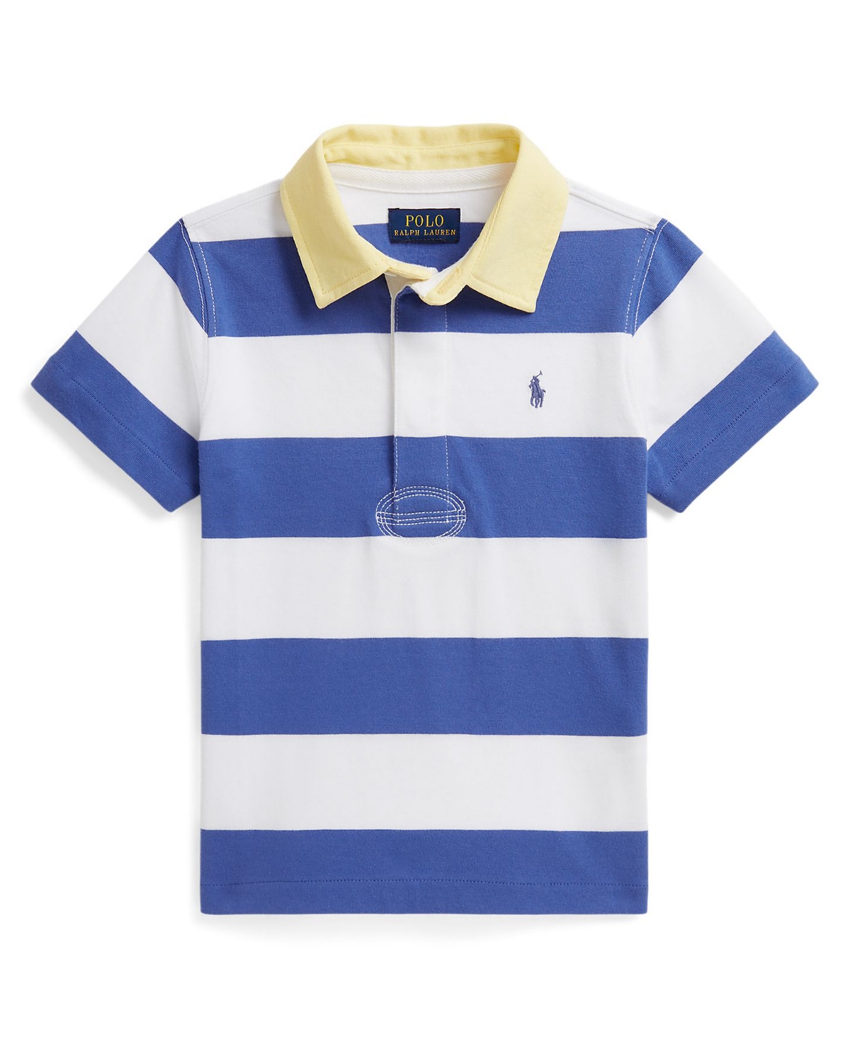 Click here for Polo Ralph Lauren Boys 2-7 Rugby Collar Shirt - Bl... prices