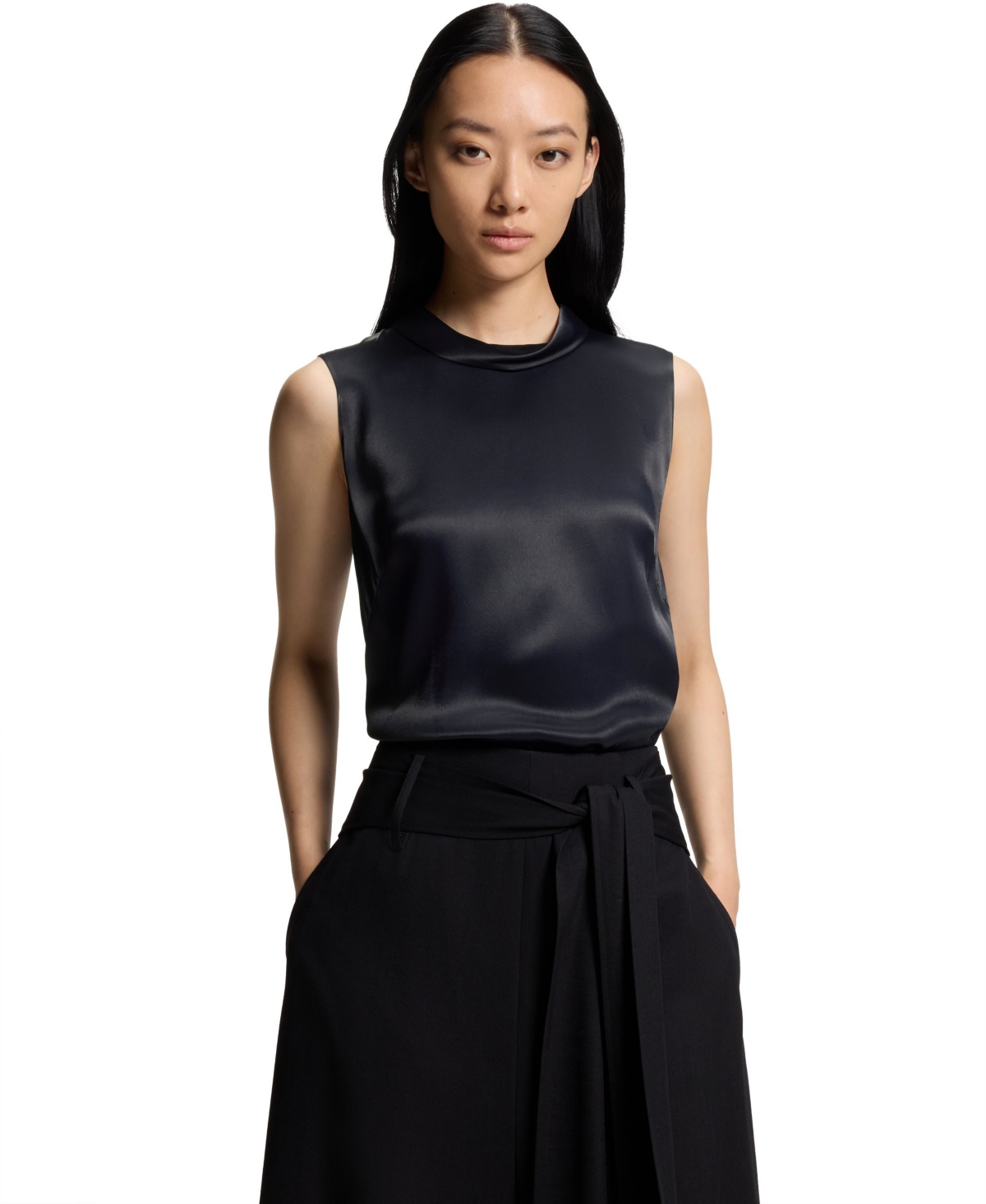 Click here for Boss by Hugo Boss Womens Sleeveless Keyhole Rear C... prices