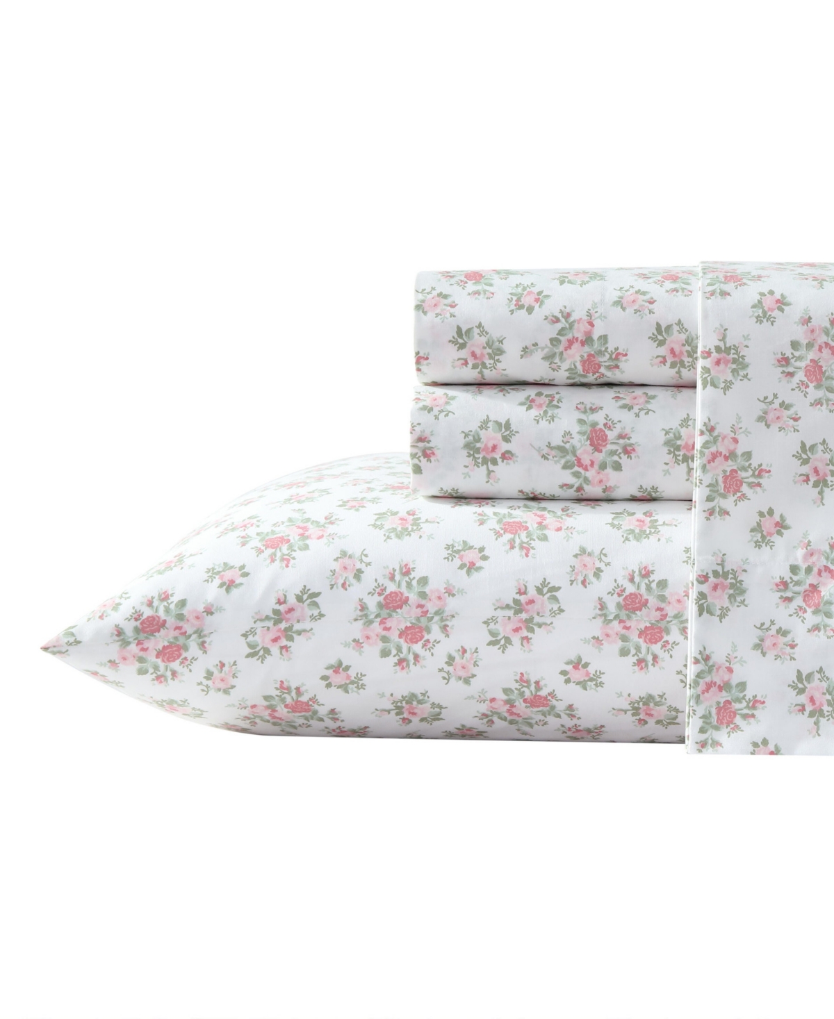Click here for Laura Ashley Cotton Percale 3-Pc. Sheet Set  Twin... prices