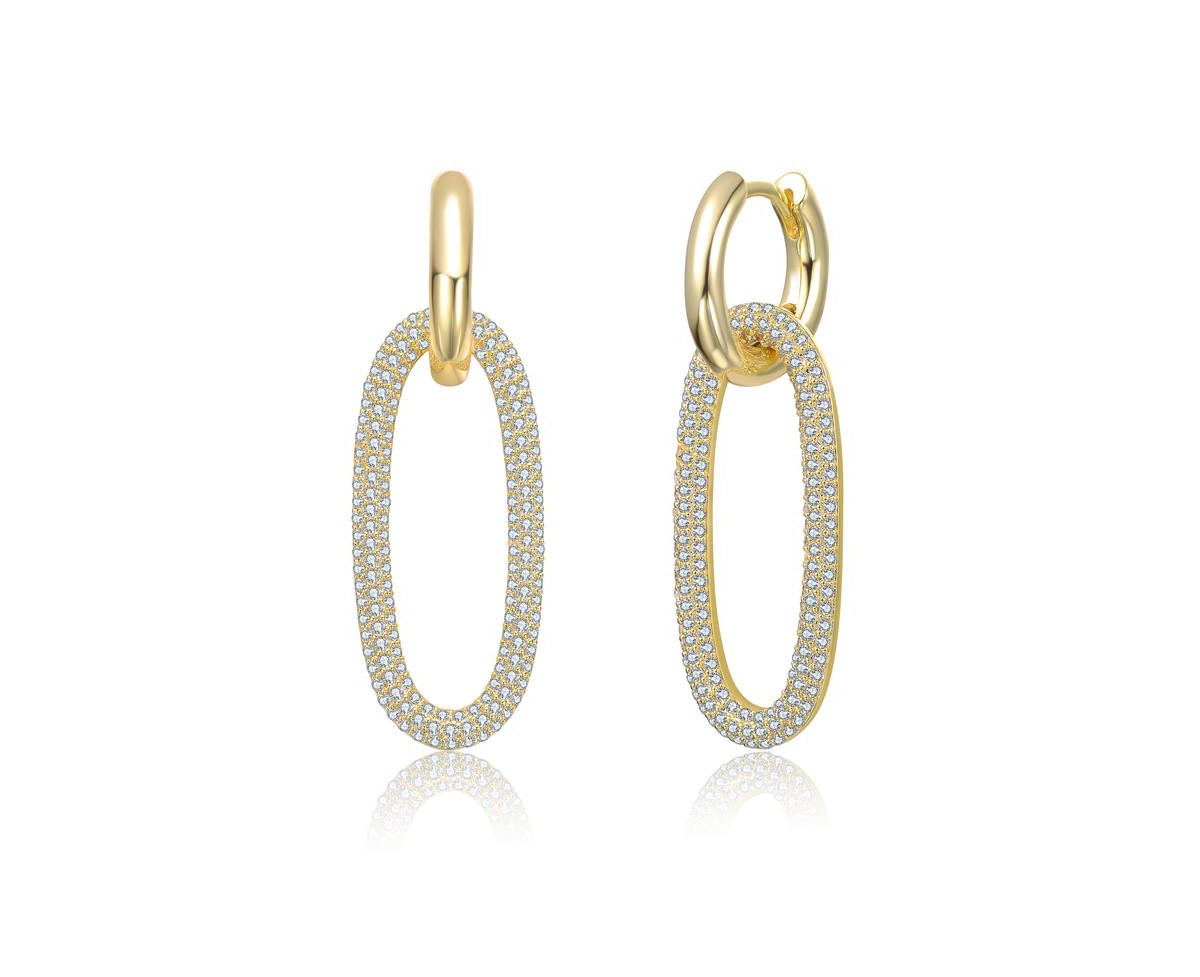 Click here for Rachel Glauber Elegant Cubic Zirconia Encrusted Ov... prices