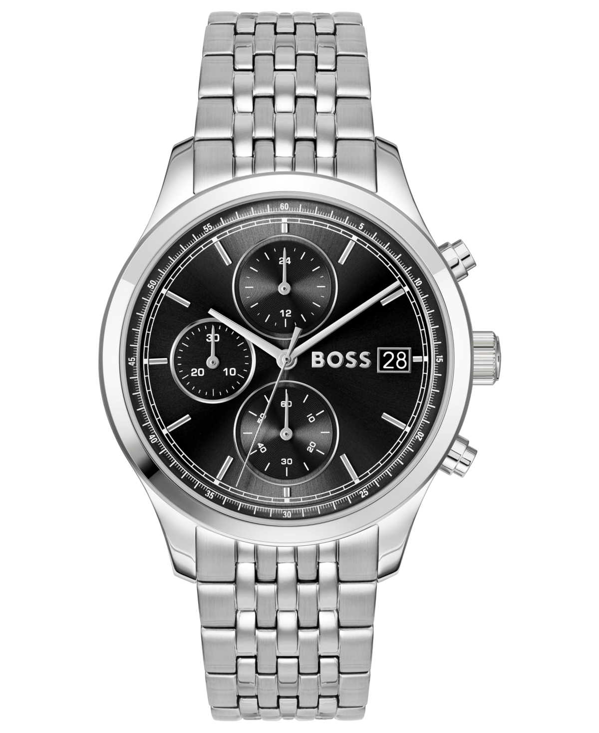 Click here for Hugo Boss Mens Stratus Quartz Chrono Stainless Ste... prices