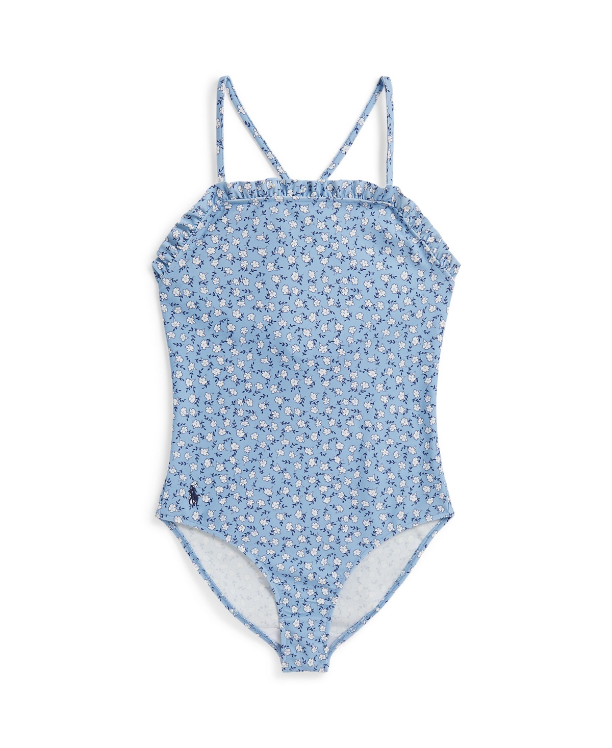 Click here for Polo Ralph Lauren Girls 7-16 Floral Ruffled Round... prices