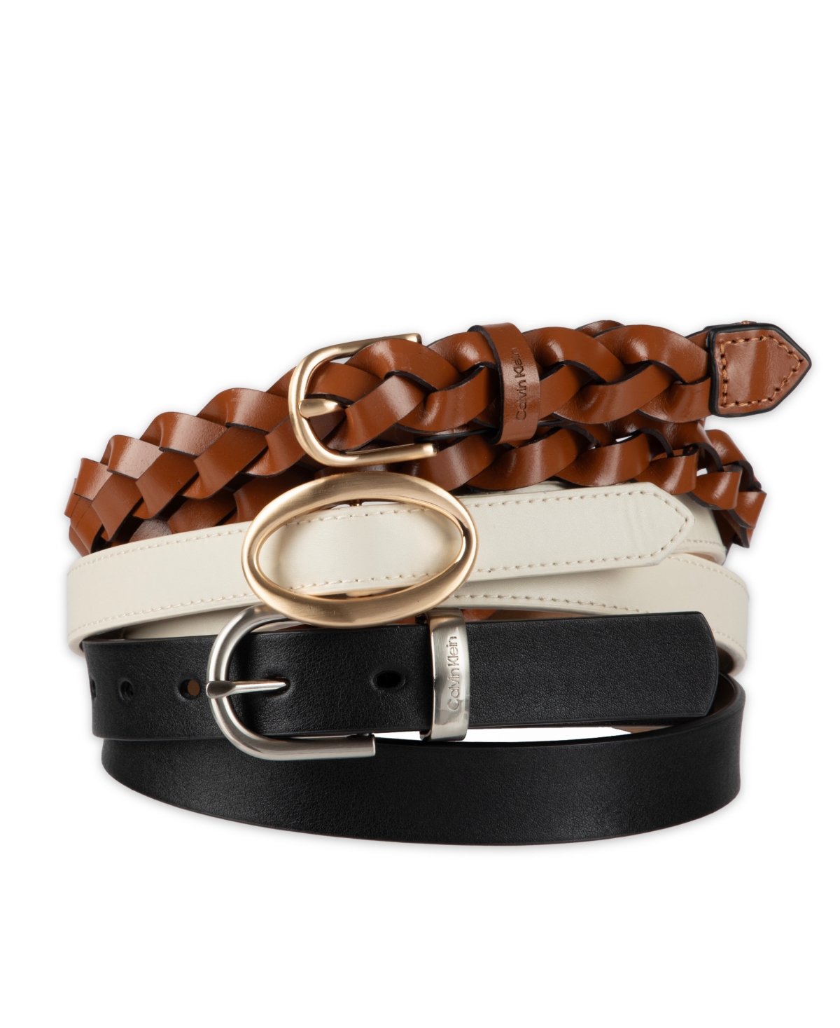 Click here for Calvin Klein 3-Piece Skinny and Braided Style Belt... prices