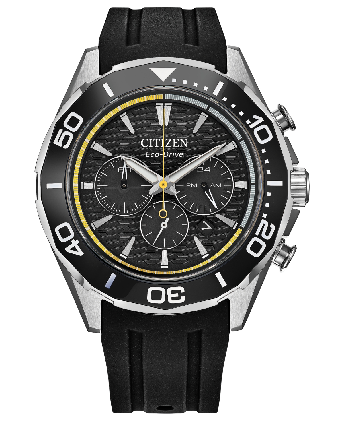Click here for Citizen Mens Endeavor Chronograph Black Strap Watc... prices