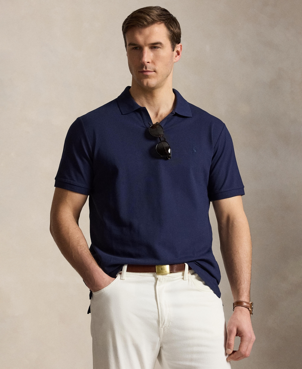 Click here for Polo Ralph Lauren Mens Big & Tall Johney Collar Po... prices