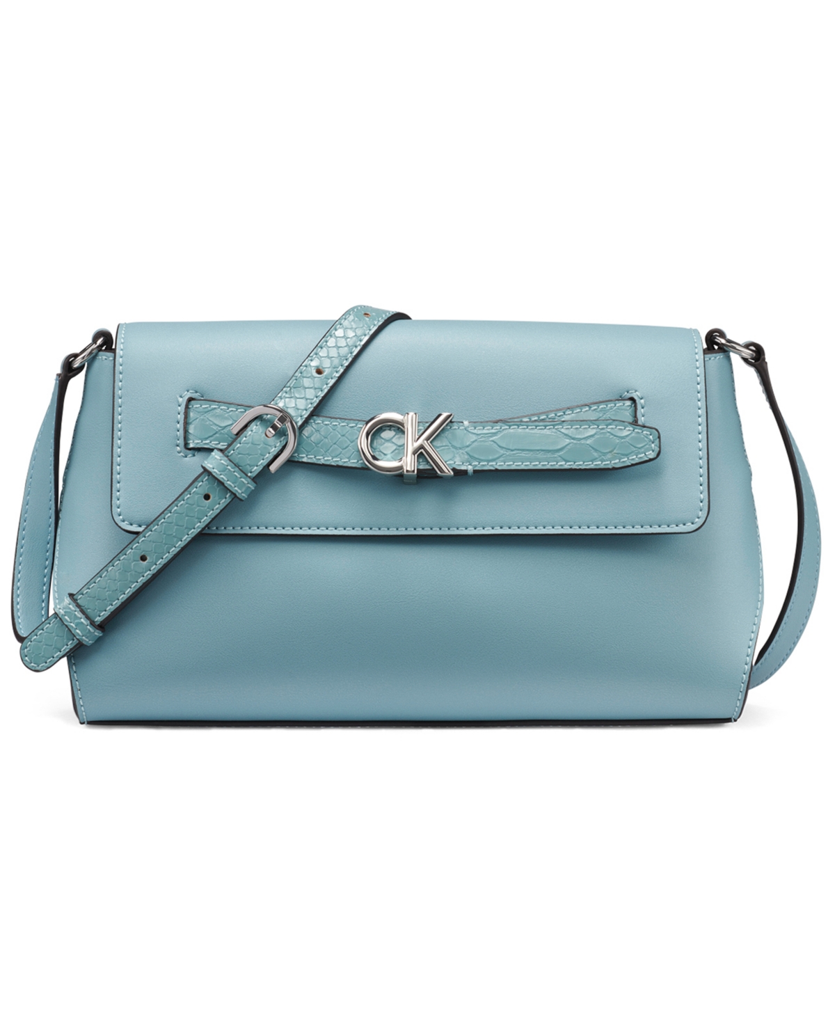 Click here for Calvin Klein Annalise Small Crossbody Bag - Steel... prices