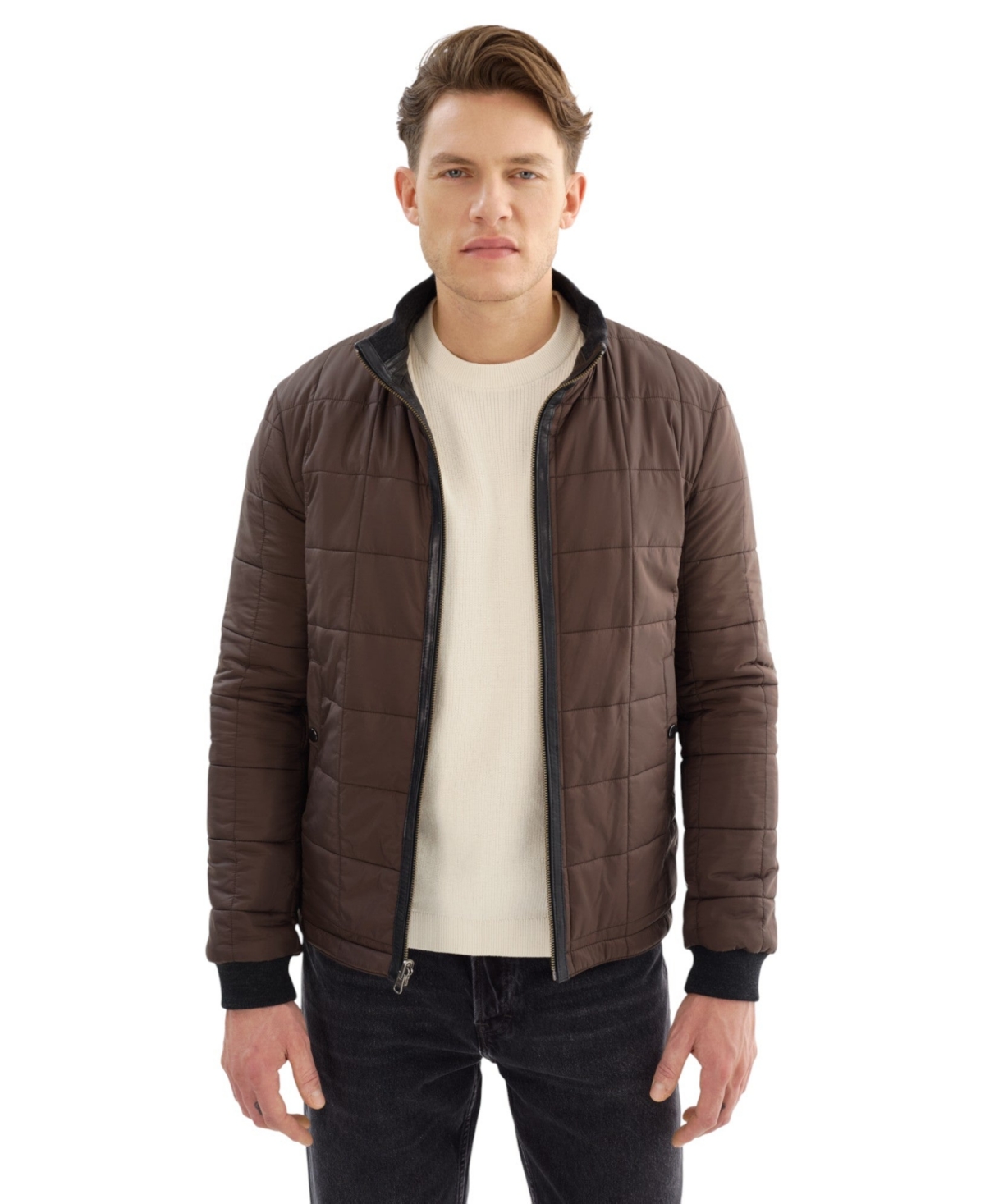 Click here for Regency Leathers Mens Carson Reversible Leather Ja... prices