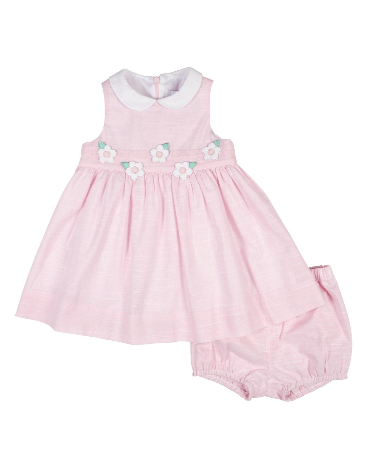 Click here for Florence Eiseman Baby Girl Linen Look Dress & Bloo... prices