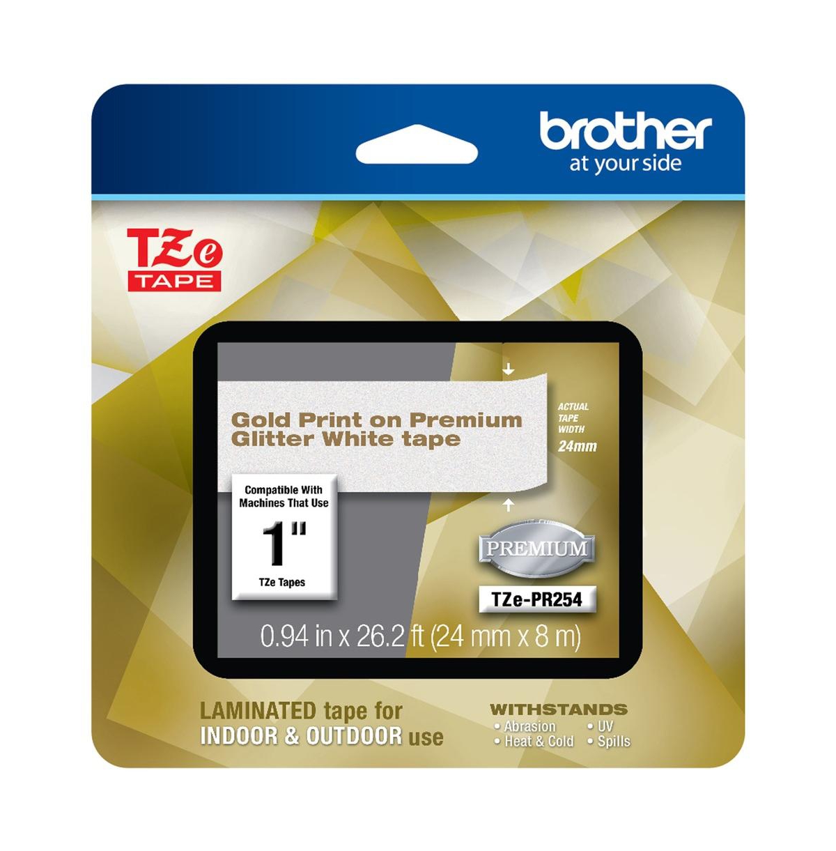 Click here for Brother TZEPR254 0.94 in. x 26.2 ft. TZe Premium L... prices