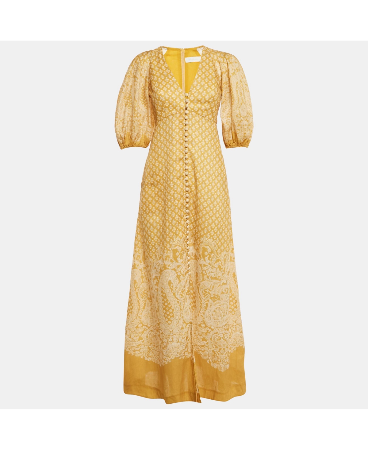 Click here for Pre-Owned Zimmermann Womens Yellow Paisley Print L... prices