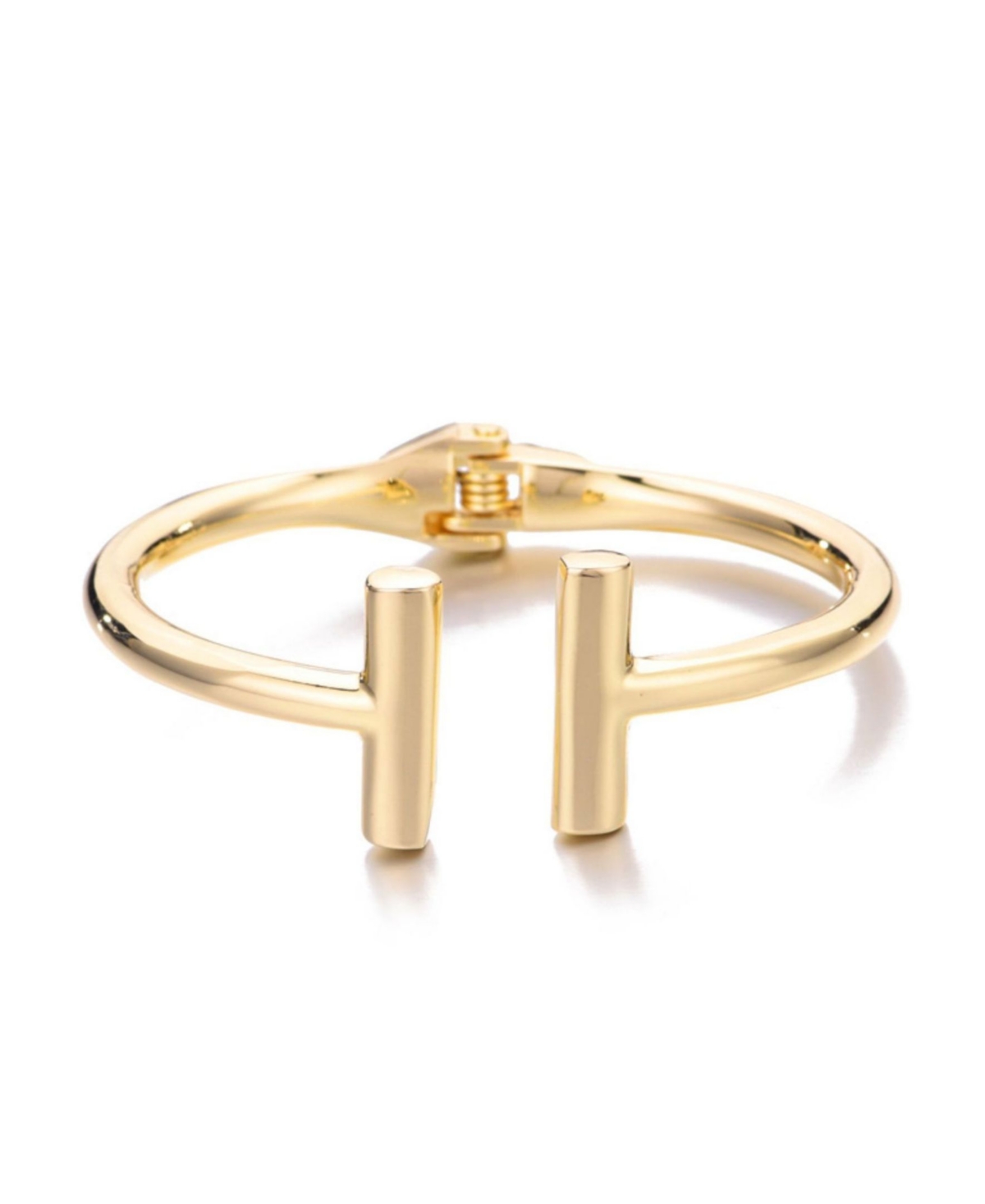 Click here for Adornia Gold Bar Cuff Bracelet - Gold prices