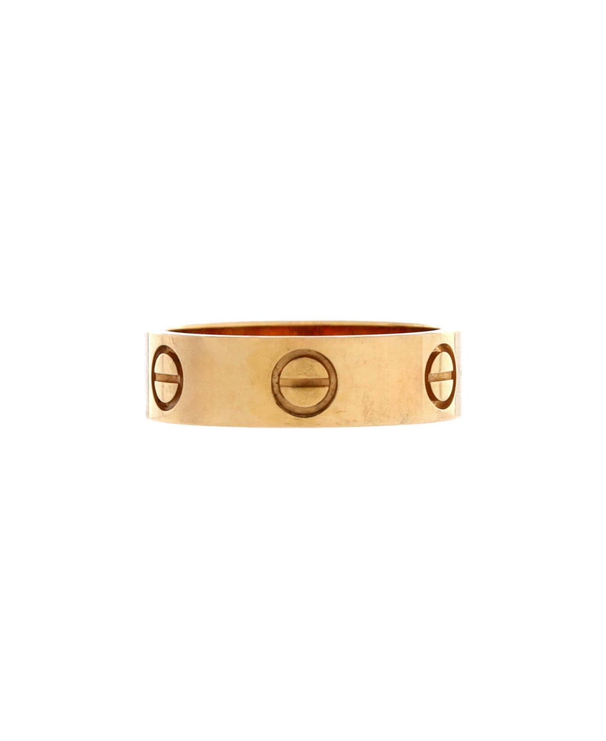 Click here for Pre-Owned Cartier Love Band Ring - 18k yellow gold prices