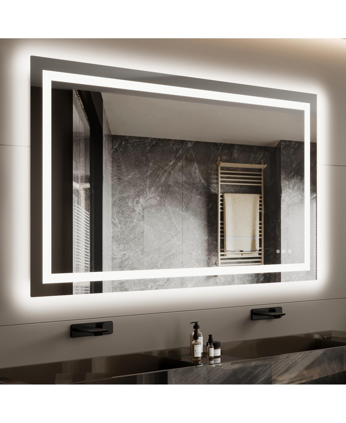 Click here for Homfan Led Bathroom Mirror with Front and Backlit... prices