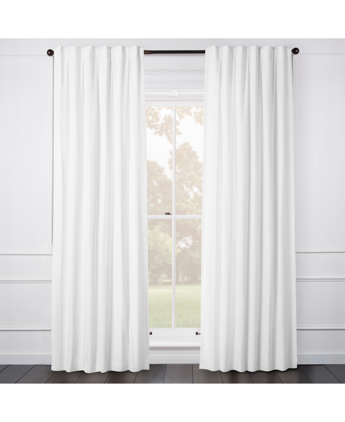 Click here for Z Gallerie Audrey Linen Curtain - White prices