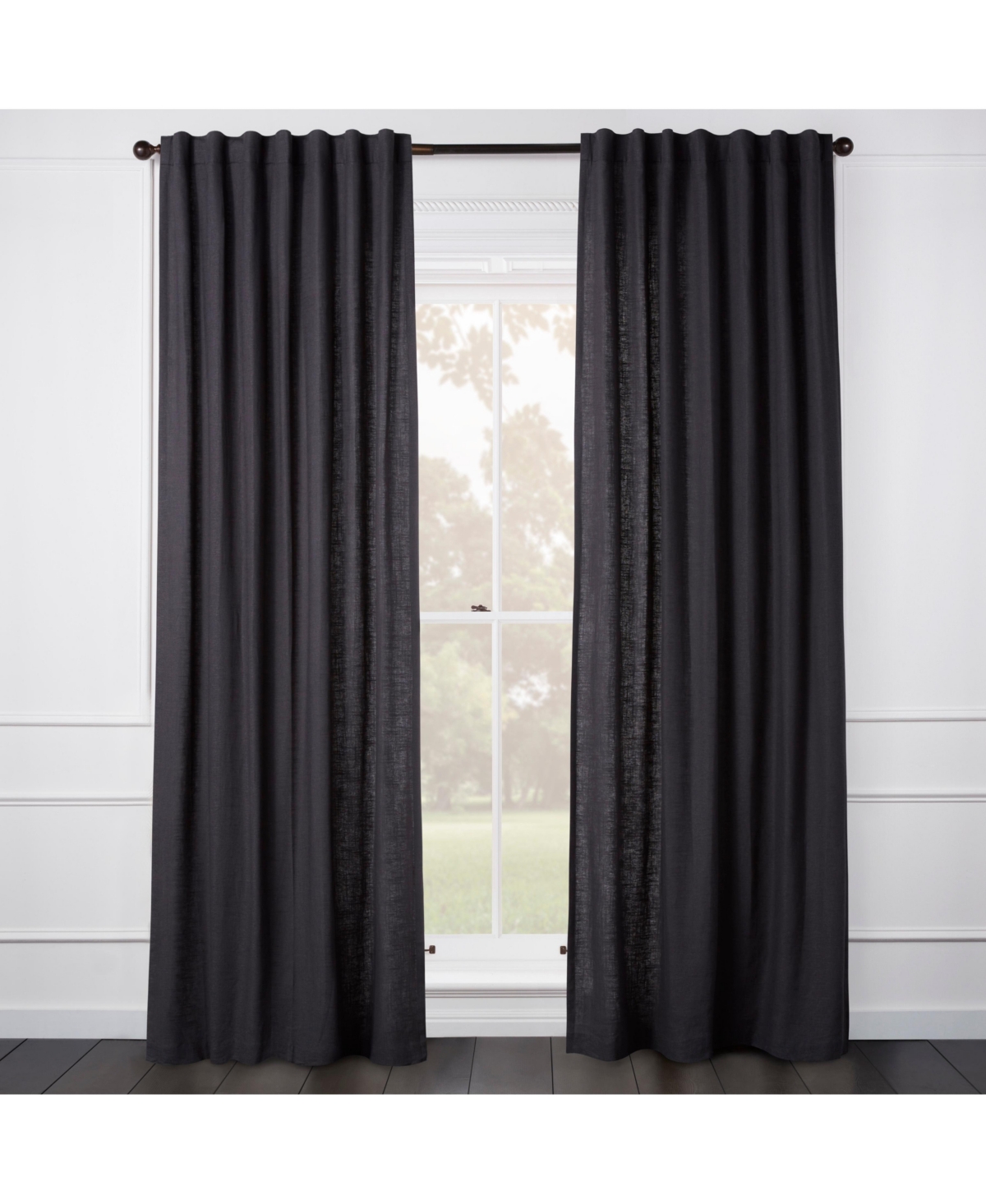 Click here for Z Gallerie Audrey Linen Curtains - Custom - Charco... prices