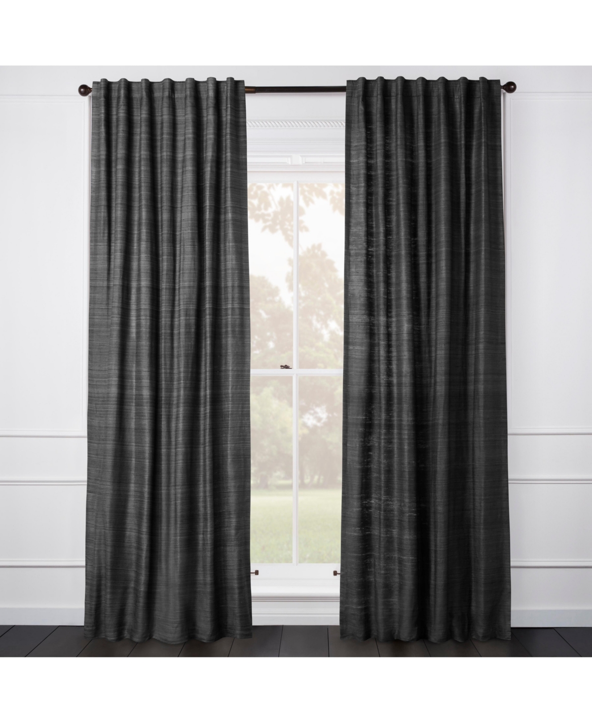 Click here for Z Gallerie Aiya Silk Curtains- Custom - Slate prices