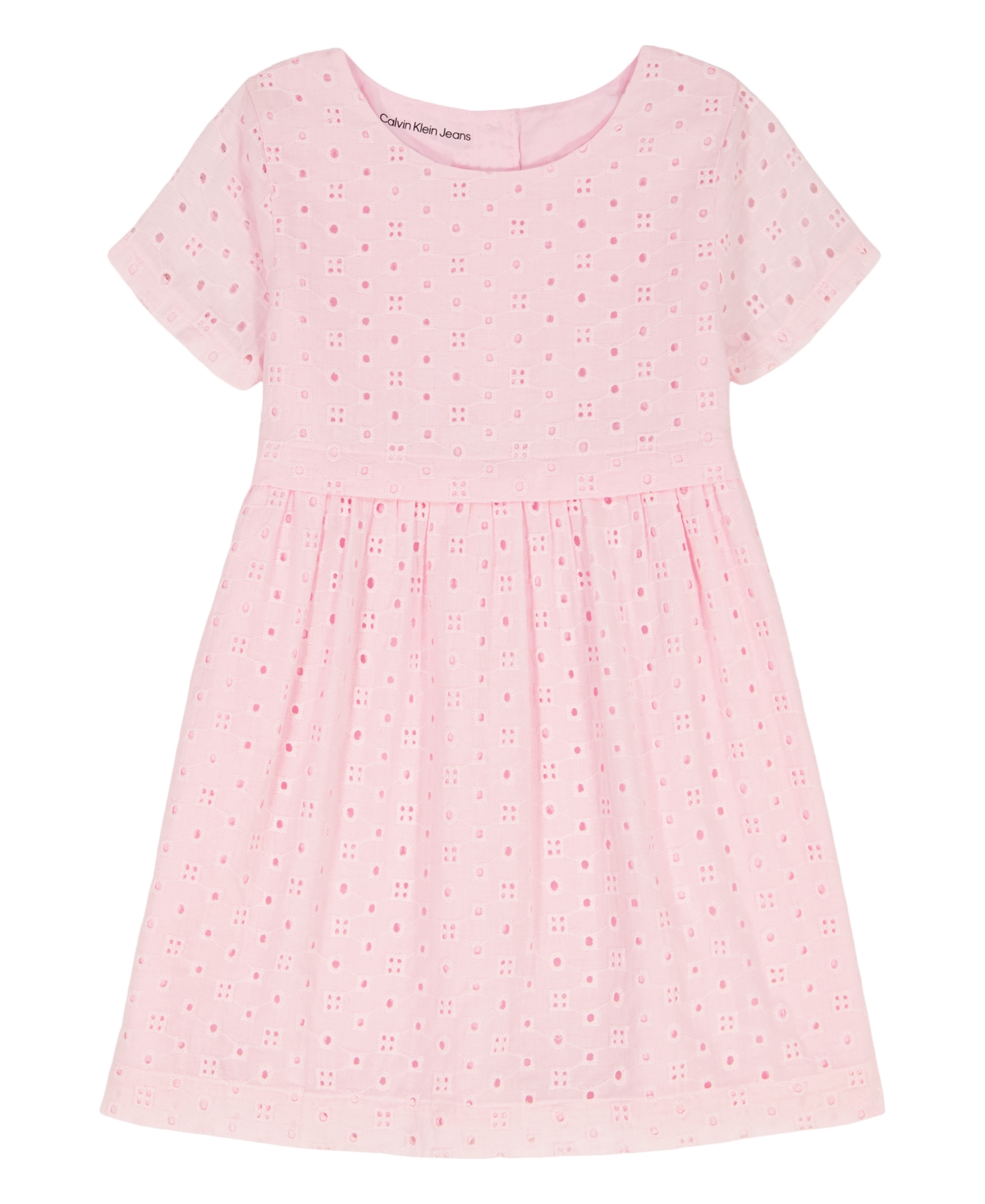 Click here for Calvin Klein Girls Toddler 2T-4T Eyelet Flare Skir... prices