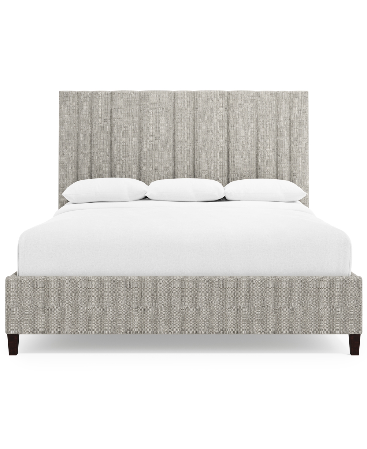 Click here for Modena California King Upholstered Bed - Beige prices